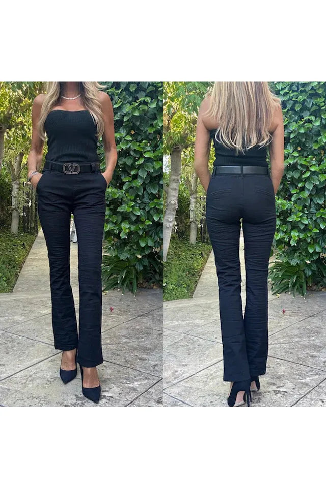 Bevy Flog Nansi Pants | Black Denim - Shop Bevy Flog Pants – Robertson ...