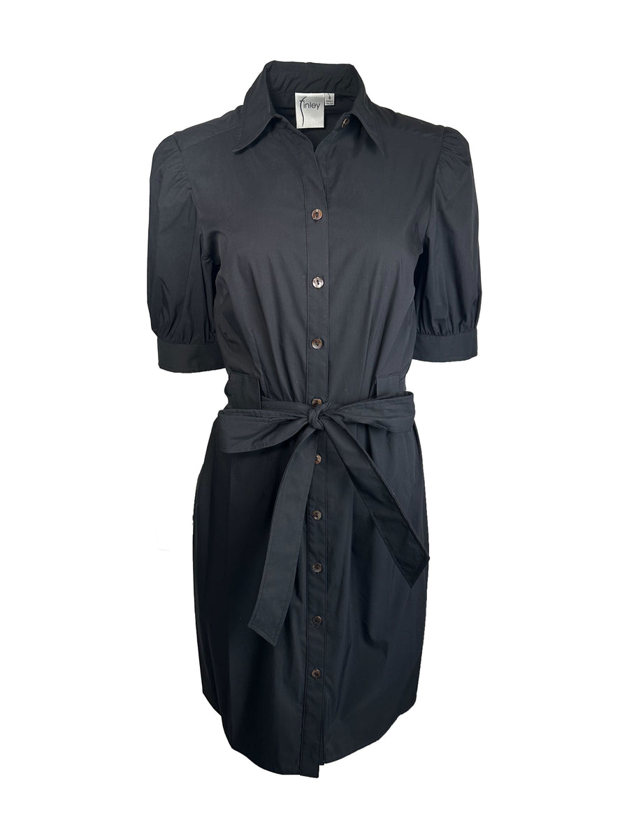 Finley Shirts Piper Weathercloth Dress 5300074W | Black – Robertson Madison