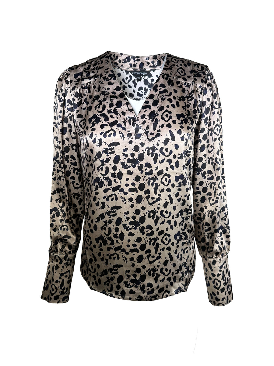 Catherine Gee Zaria French Cuff Silk Blouse | Miro Animal | Sale - Buy ...